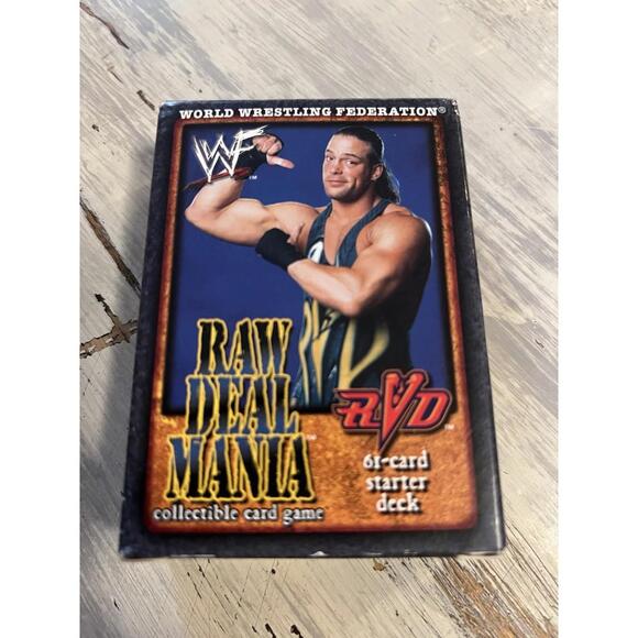 Toys | Wwf Wwe Raw Deal Mania Starter Deck Rvd Great Condition Rare ...